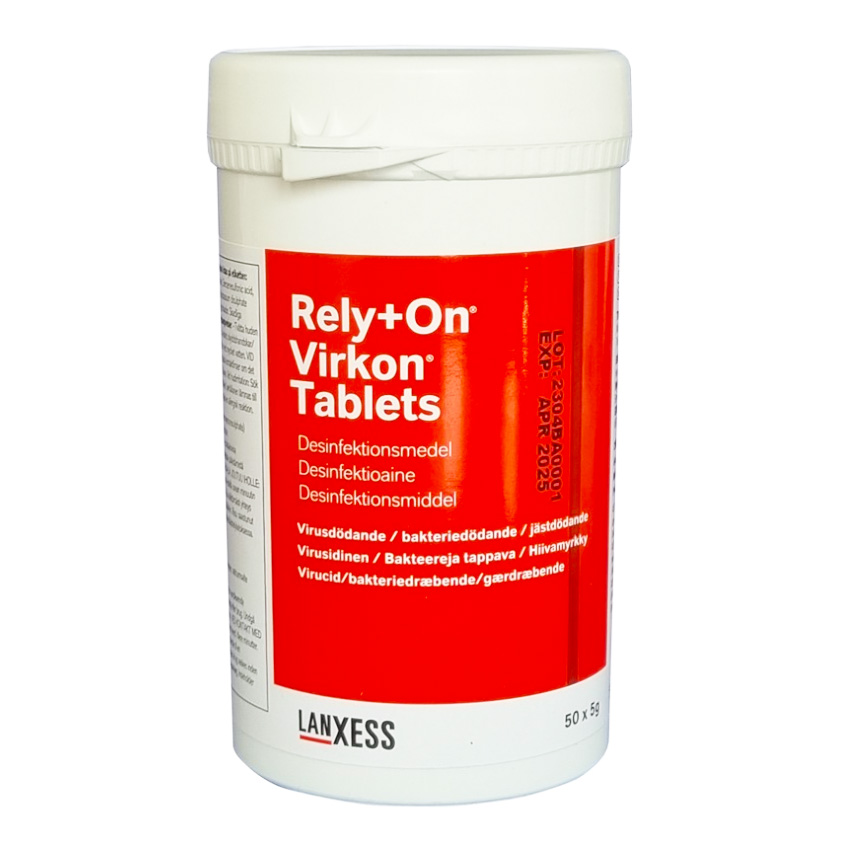 Virkon Tabletter Rely+On 50x5g